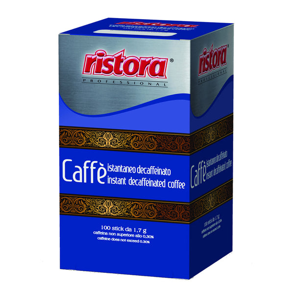 Caffé solubile istantaneo Decaffeinato 100 stick monodose | Ristora ...